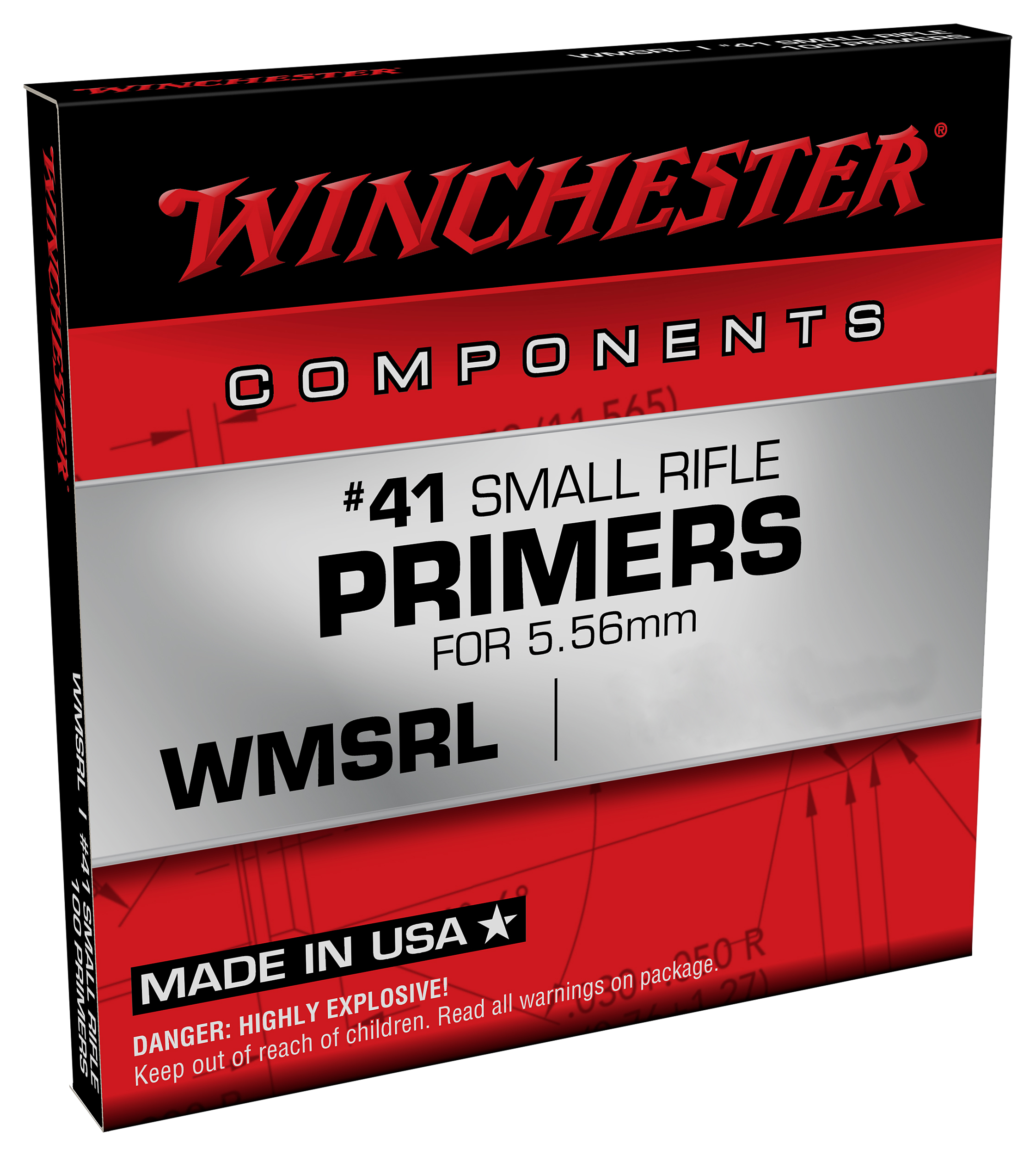 Winchester #41 Small Rifle Primers for 5.56mm | Bass Pro Shops